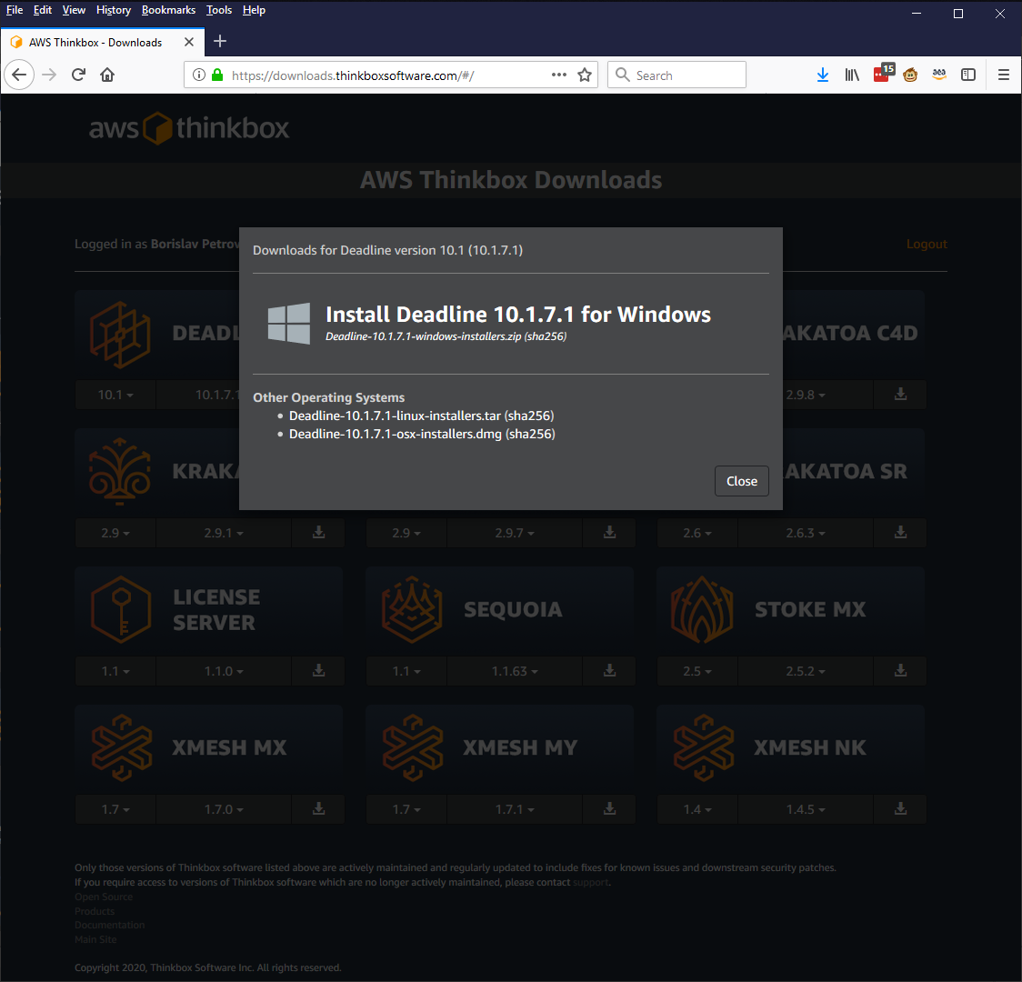 Downloading Deadline — Deadline 10.3.1.4 documentation