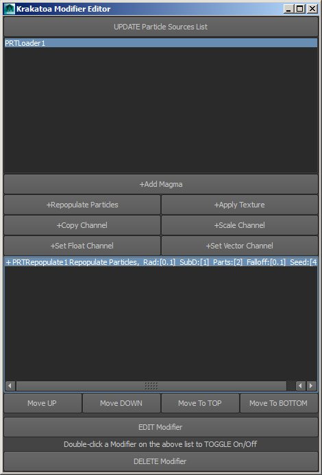 Krakatoa My Modifiers And Particle Repopulation — Krakatoa 17x Documentation