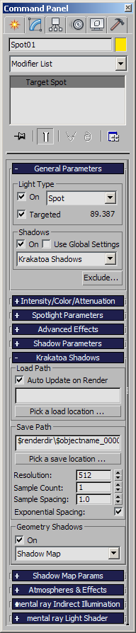 Krakatoa Shadows Generator — Krakatoa 17x Documentation