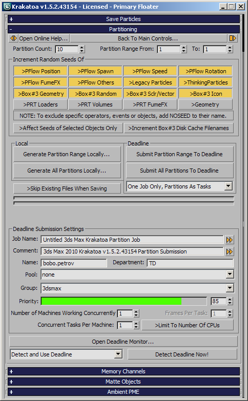 High Particle Counts — Krakatoa 17x Documentation