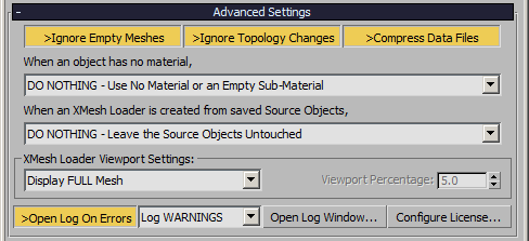 Advanced Settings Rollout — XMesh 1.7.X documentation