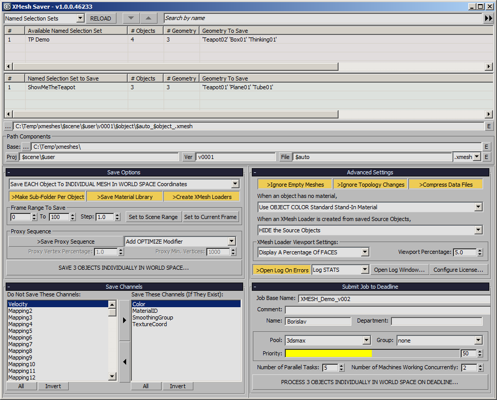 Source Objects Controls — XMesh 1.7.X documentation