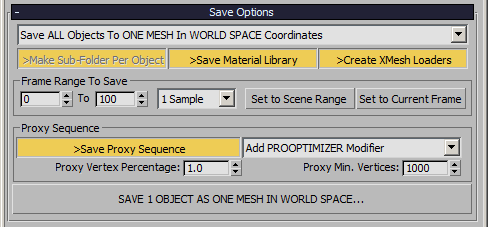 Save Options Rollout — XMesh 1.7.X documentation